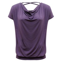 YOGISTAR.COM Shirt 'Flowing' Damen Gr&ouml;&szlig;e S dunkellila