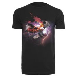Mister Tee Shirt Herren Gr&ouml;&szlig;e M lila / schwarz