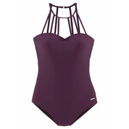 Bruno Banani Badeanzug Damen Gr&ouml;&szlig;e M/L pflaume / bordeaux