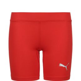 Puma Sportshorts 'Liga' Jungen Gr&ouml;&szlig;e 140 rot / wei&szlig;
