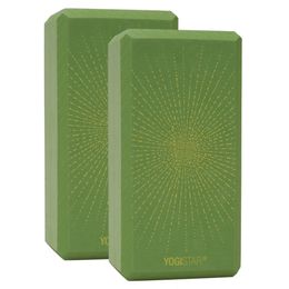 YOGISTAR.COM Yogablock 'Sparkling Sunray' Herren Gr&ouml;&szlig;e XXXS kiwi