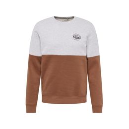 Blend Sweatshirt male Brown, Grey size S