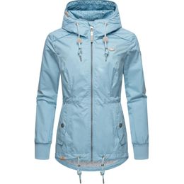 Ragwear Funktionsjacke 'Danka' Damen Gr&ouml;&szlig;e S hellblau / grau
