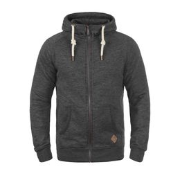 !Solid Sweatjacke 'Vitu' Herren Gr&ouml;&szlig;e XXXL braun / dunkelgrau / graumeliert