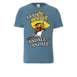 logoshirt Shirt 'Looney Tunes Arriba! Andale!' male Blue size M