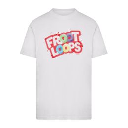 F4NT4STIC Shirt 'Kellogg's Froot Loops Breakfast Cereal Pop Art' male White size M