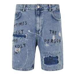 2Y Premium Shorts Herren Gr&ouml;&szlig;e 38 blau / blue denim / wei&szlig;