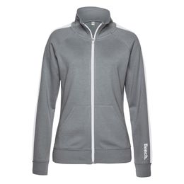 Bench Sweatjacke Damen Gr&ouml;&szlig;e XS/S stone / wei&szlig;