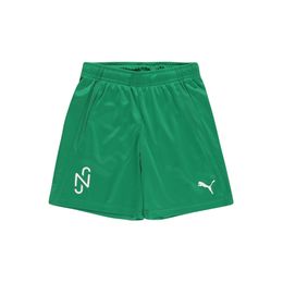 Puma Sportshorts 'Neymar' Jungen Gr&ouml;&szlig;e 116 grasgr&uuml;n / wei&szlig;