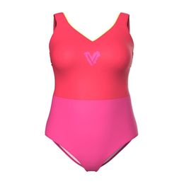 Ulla Popken Swimsuit female Pink size 56