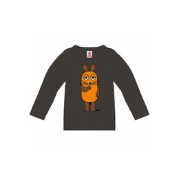 logoshirt Sweatshirt 'Die Sendung mit der Maus' boy Brown size 92