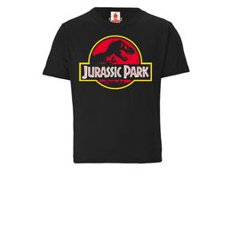 logoshirt Shirt 'Jurassic Park Logo' girl Black size 152