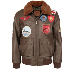Top Gun Between-Season Jacket male Brown size XL