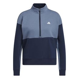 adidas Performance Athletic Sweatshirt 'Half-Zip' female Blue size XXL