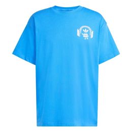 adidas originals T-Shirt 'Music Fests' Herren Gr&ouml;&szlig;e XL blau / wei&szlig;