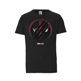logoshirt Shirt 'Marvel - Deadpool & Wolverine' Herren Gr&ouml;&szlig;e XXL mischfarben / schwarz