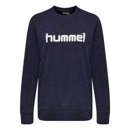 Hummel Sportsweatshirt Damen Gr&ouml;&szlig;e L marine / wei&szlig;