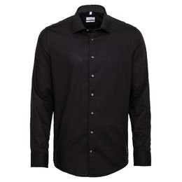 Seidensticker Button Up Shirt male Black size 42
