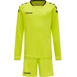 Hummel Sportanzug Jungen Gr&ouml;&szlig;e 140 neongelb / schwarz