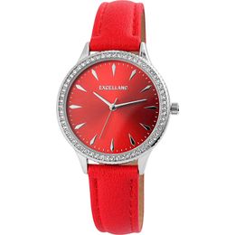 CR&Eacute;ATION L Damen Armbanduhr rot Gr&ouml;&szlig;e 0