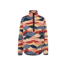 Tchibo - Fleecepullover - Damen - Gr. L - orange/print