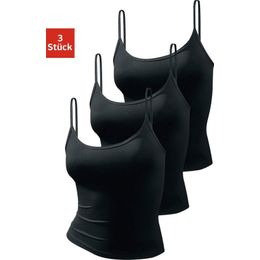 Vivance Damen Spaghettitop schwarz Gr&ouml;&szlig;e 32/34