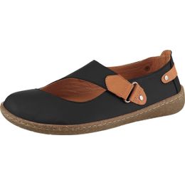 Gemini Damen Slipper aus Leder schwarz Gr&ouml;&szlig;e 39