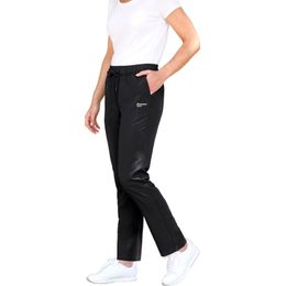 Damen Freizeithose aus atmungsaktiver Microfaser schwarz Gr&ouml;&szlig;e 38