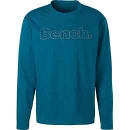 Herren Langarmshirt petrol, schwarz Gr&ouml;&szlig;e L