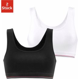 H.I.S. Damen Bustier schwarz, wei&szlig; Gr&ouml;&szlig;e 44/46