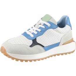 Heine Damen Sneaker wei&szlig;-blau Gr&ouml;&szlig;e 38