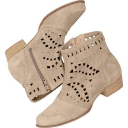 Heine Damen Stiefelette taupe Gr&ouml;&szlig;e 39
