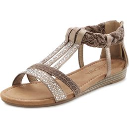 Lascana Damen Sandale taupe Gr&ouml;&szlig;e 43