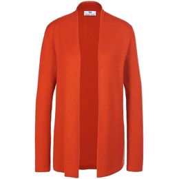 Peter Hahn - Strickjacke Modell Caro, orange, Gr. 38 / S - Seide