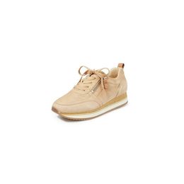 Gabor - Sneaker mit Best fitting, beige, Gr. 38.5 - Leder
