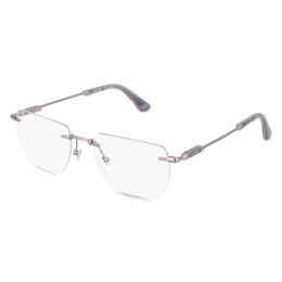 Police VPLN27 Brille Unisex | Fassung: Vollrand, Quadratisch, Grau Hell