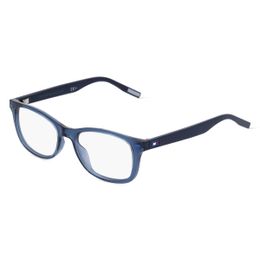 Tommy Hilfiger TH1927 Brille Unisex | Fassung: Vollrand, Quadratisch, Blau Transparent