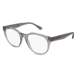 Emporio Armani EA3207 Brille Herren | Fassung: Vollrand, Panto, Grau Transparent