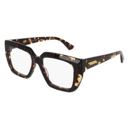 Bottega Veneta BV1032O Brille Damen | Fassung: Vollrand, Eckig, Havanna