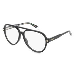 Polaroid PLD D540 Brille Unisex | Fassung: Vollrand, Pilot, Schwarz