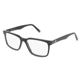 Fila VFI872 Brille Unisex | Fassung: Vollrand, Quadratisch, Schwarz Gl&auml;nzend