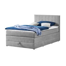 M&ouml;bel Kraft Boxspringbett mit Bettkasten grau Ma&szlig;e (cm): B: 121 H: 107 &raquo; M&ouml;bel Kraft