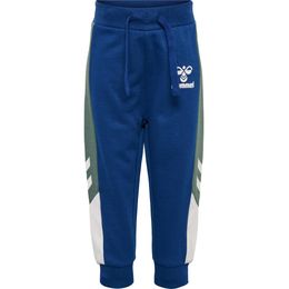 Hummel Hose 'Finn' Jungen Gr&ouml;&szlig;e 56 dunkelblau / oliv / wei&szlig;