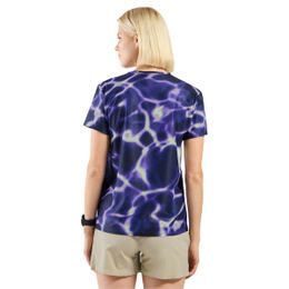 Odlo Zeroweight Chill-Tec Print Crew Neck T-shirt Damen