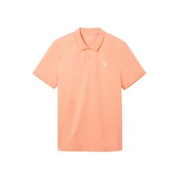 Tom Tailor Denim Poloshirt Herren Gr&ouml;&szlig;e XS apricot / wei&szlig;