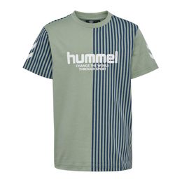 Hummel T-Shirt 'Mexi Go' Jungen Gr&ouml;&szlig;e 116 dunkelblau / gr&uuml;n / wei&szlig;