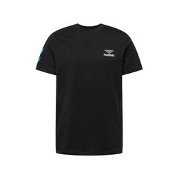Hummel Hive T-Shirt Herren Gr&ouml;&szlig;e M blau / grau / schwarz