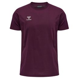 Hummel Funktionsshirt 'Move' Herren Gr&ouml;&szlig;e XL rotviolett / wei&szlig;
