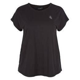 Active By Zizzi Sportshirt 'Abasic' Damen Gr&ouml;&szlig;e 5XL/6XL Gro&szlig;e Gr&ouml;&szlig;en schwarz