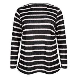 ZIZZI Shirt Damen Gr&ouml;&szlig;e 7XL/8XL schwarz / wei&szlig;